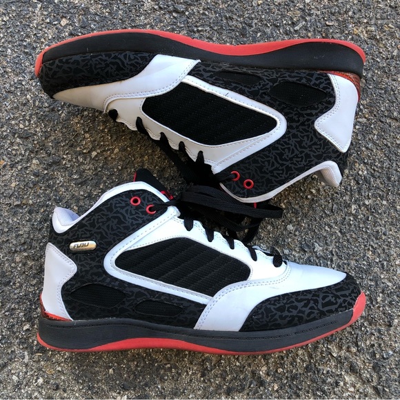 FUBU | Shoes | Fubu Mens Athletic Blackwhite Sneakers Size 5 Us | Poshmark